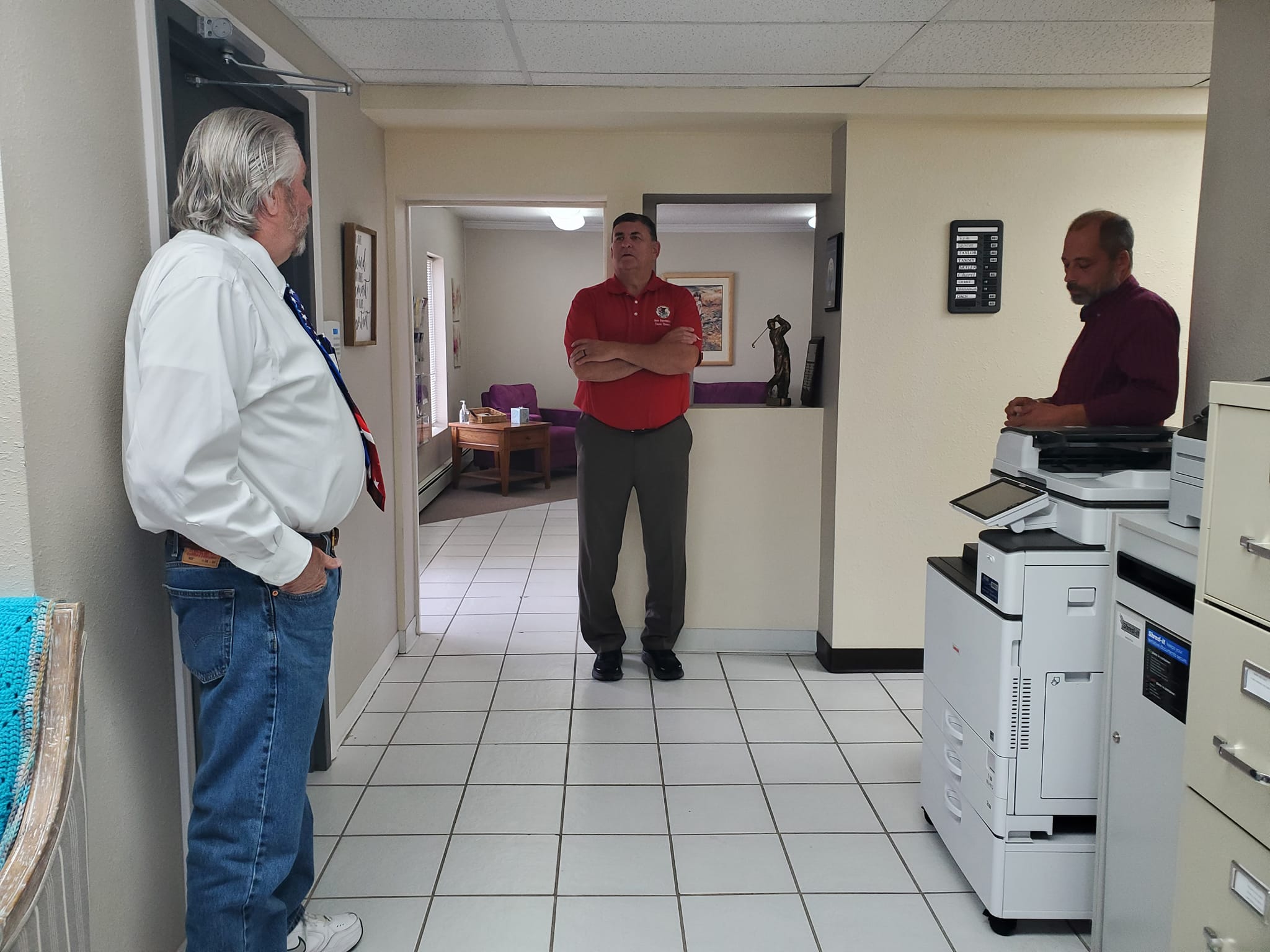 Rep. Severin Visits Amy Center in Mt. Vernon - Dave Severin